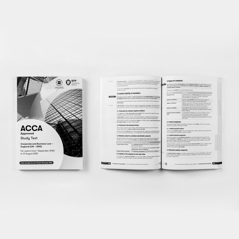 ACCA - Corporate & Business Law - England (LW-ENG) - Study Text - 2020/ ... ACCA - Corporate & Business Law - England (LW-ENG) - Study Text - 2020/ ...